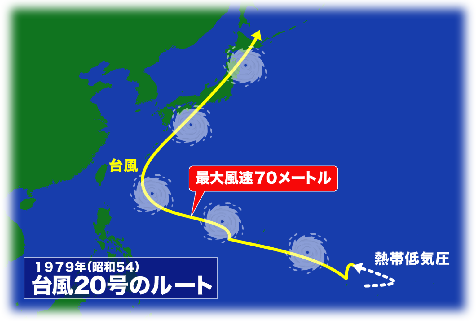 過去最大の台風と最強の台風